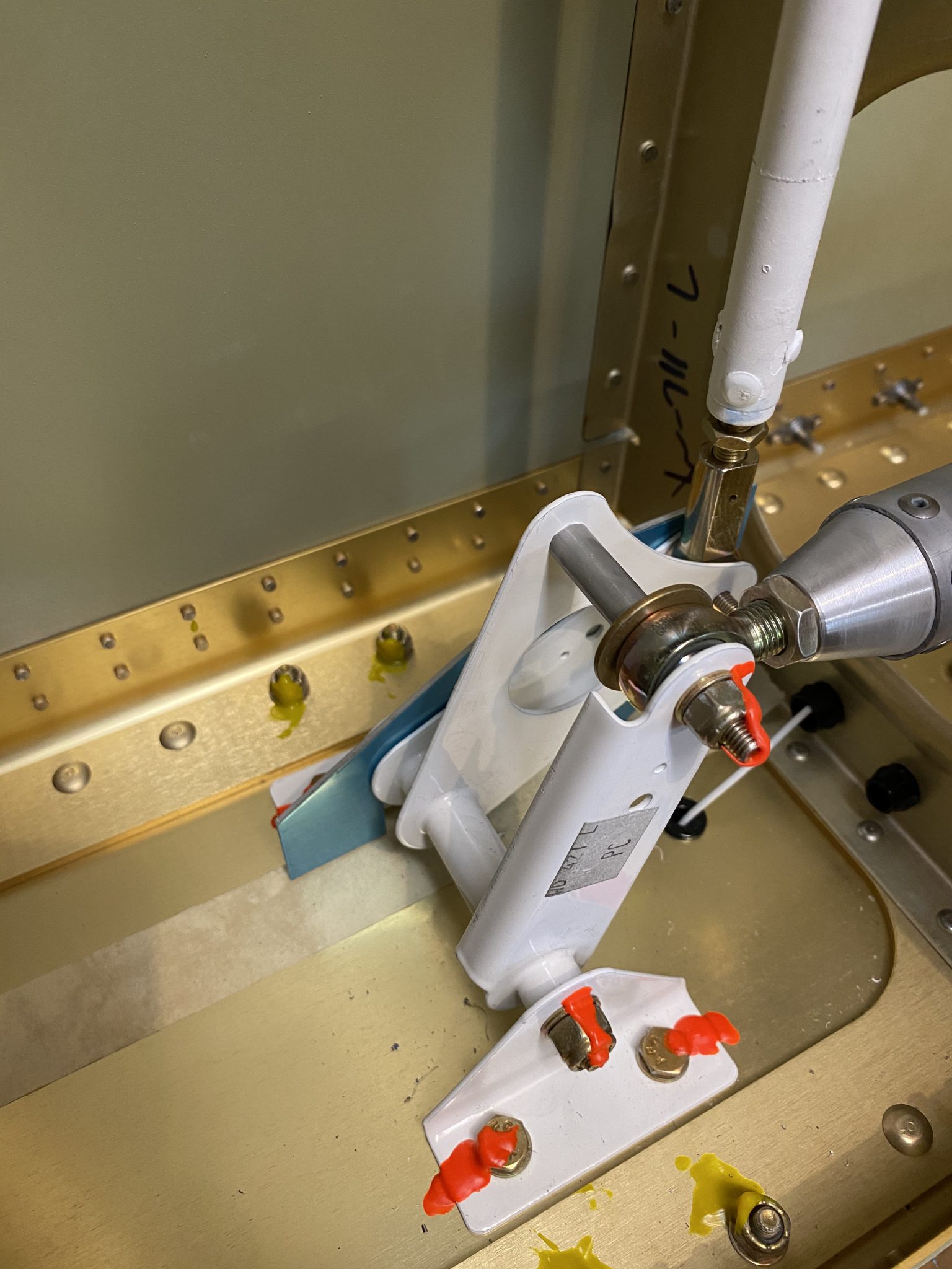 Installing Aileron Pushrods and Aligning the Ailerons – Lynn’s RV-7 Build